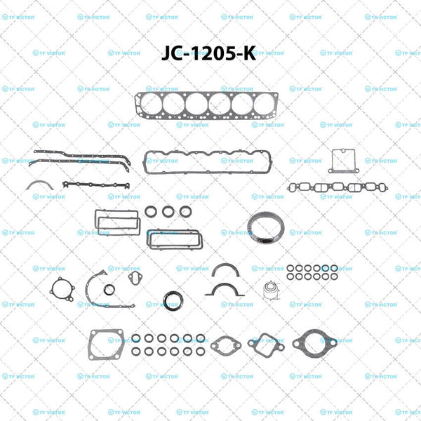 Juego de juntas 230 (1963-1969) part: JC-1205-K – Diagsa Automotriz