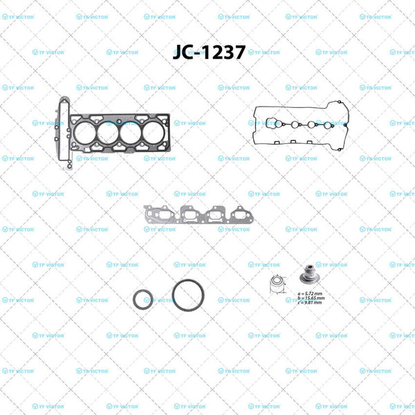 Juego de juntas Saturn ION-3 (06-07). part: JC-1237 – Diagsa Automotriz
